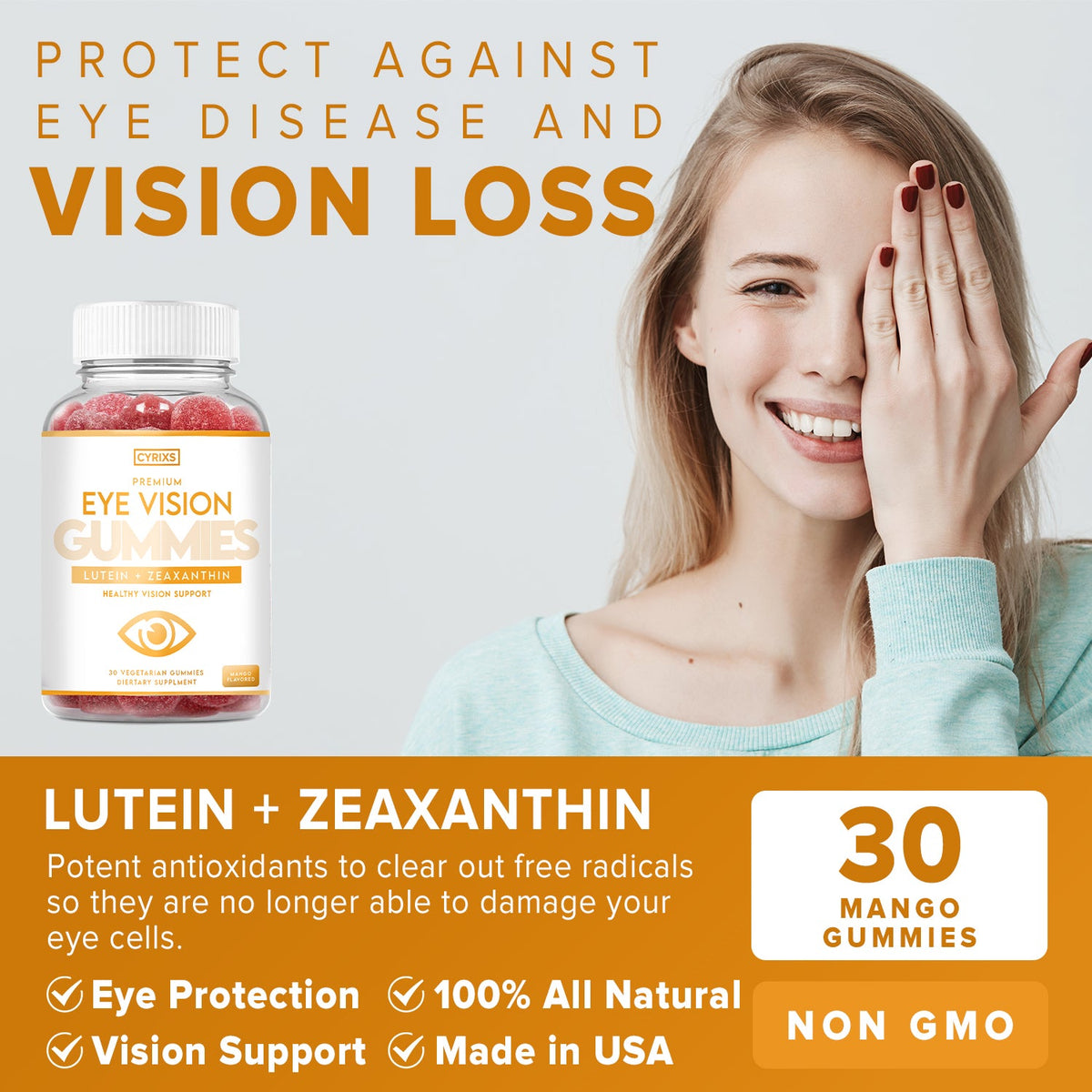 Eye Vision Gummies 1 Month Supply – Cyrixs Health